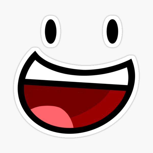 "BFDI Big Smiley Face" Sticker for Sale by MsBonnie | Redbubble