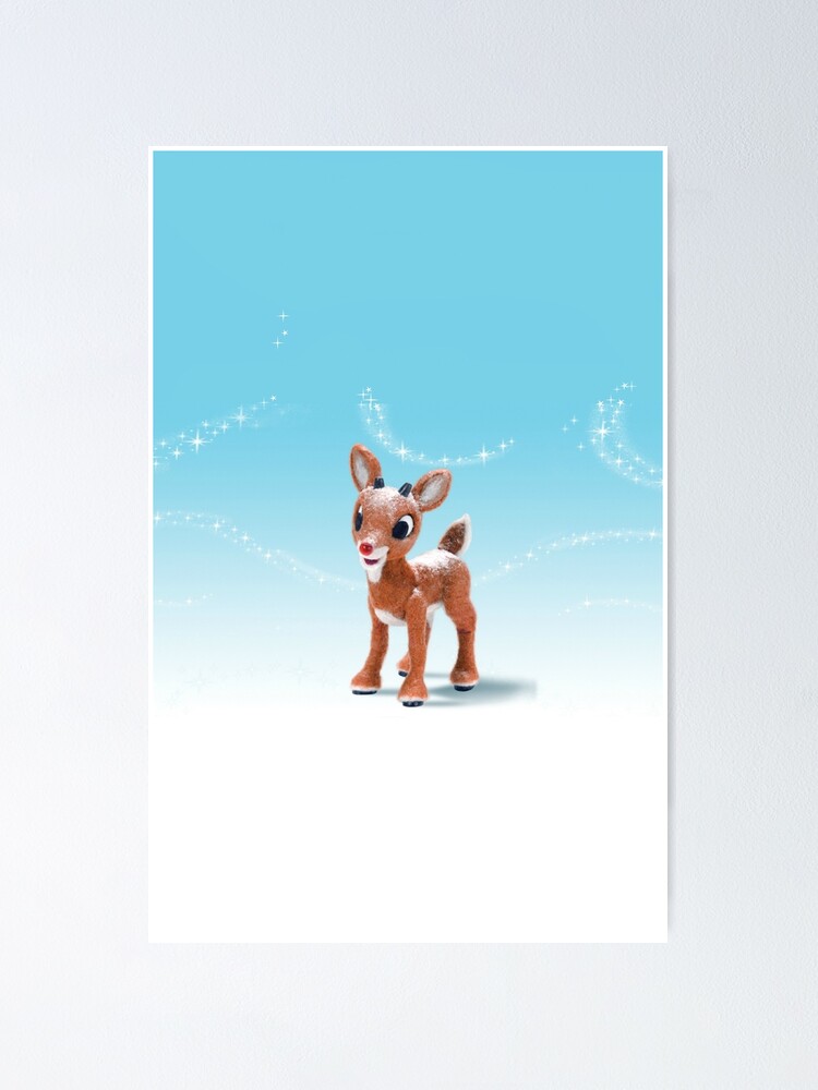 "Baby Rudolph" Poster for Sale by Slinky-Reebs | Redbubble