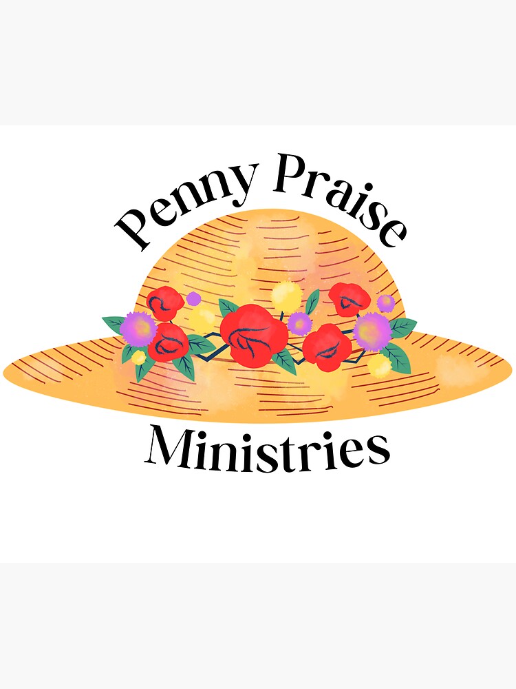 "Penny Praise Ministries logo" Sticker for Sale by PennyPraise | Redbubble