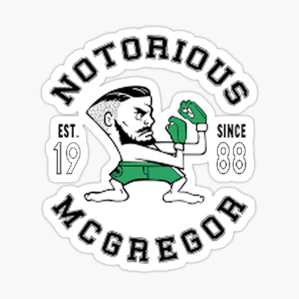 "Notorious " Sticker for Sale by ESQUAD | Redbubble