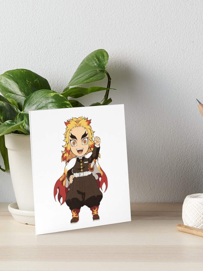 "Chibi fire pillar" Art Board Print for Sale by Artist-panda | Redbubble