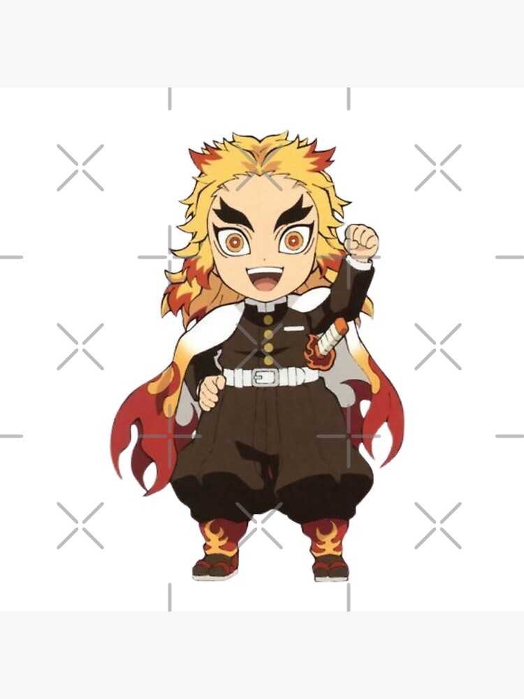 "Chibi fire pillar" Poster for Sale by Artist-panda | Redbubble