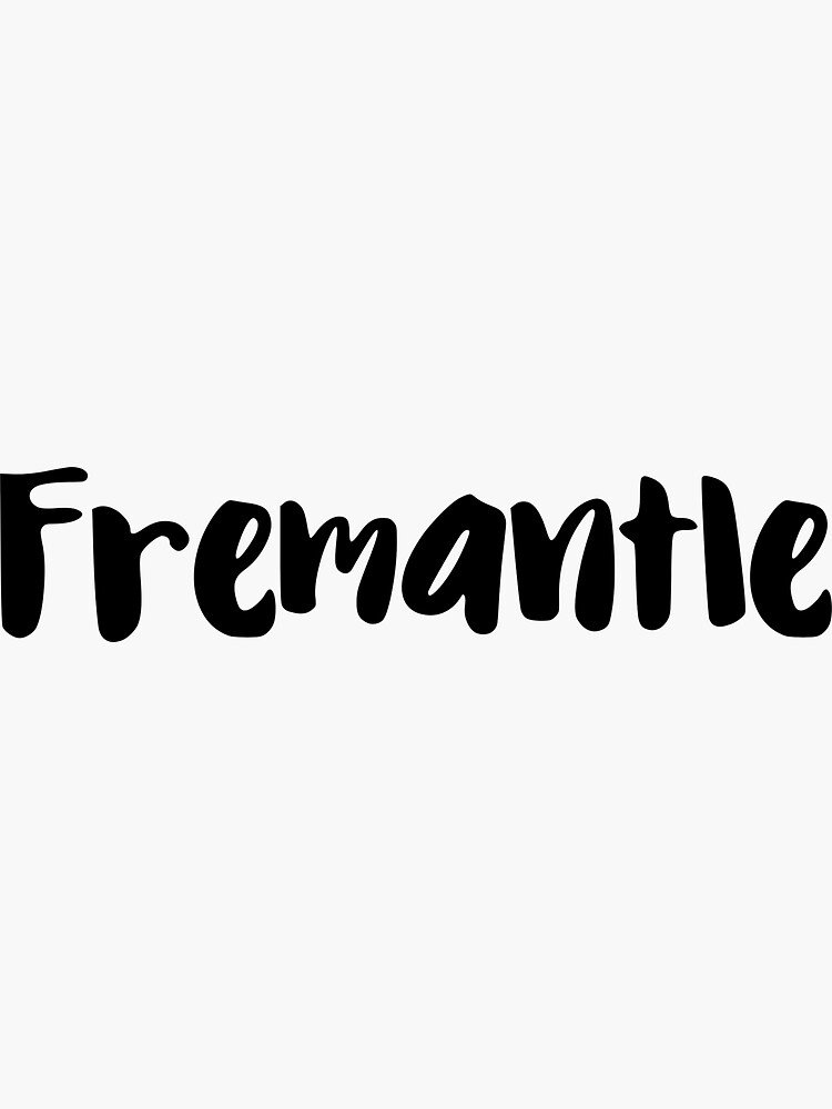 "Fremantle" Sticker by FTML | Redbubble