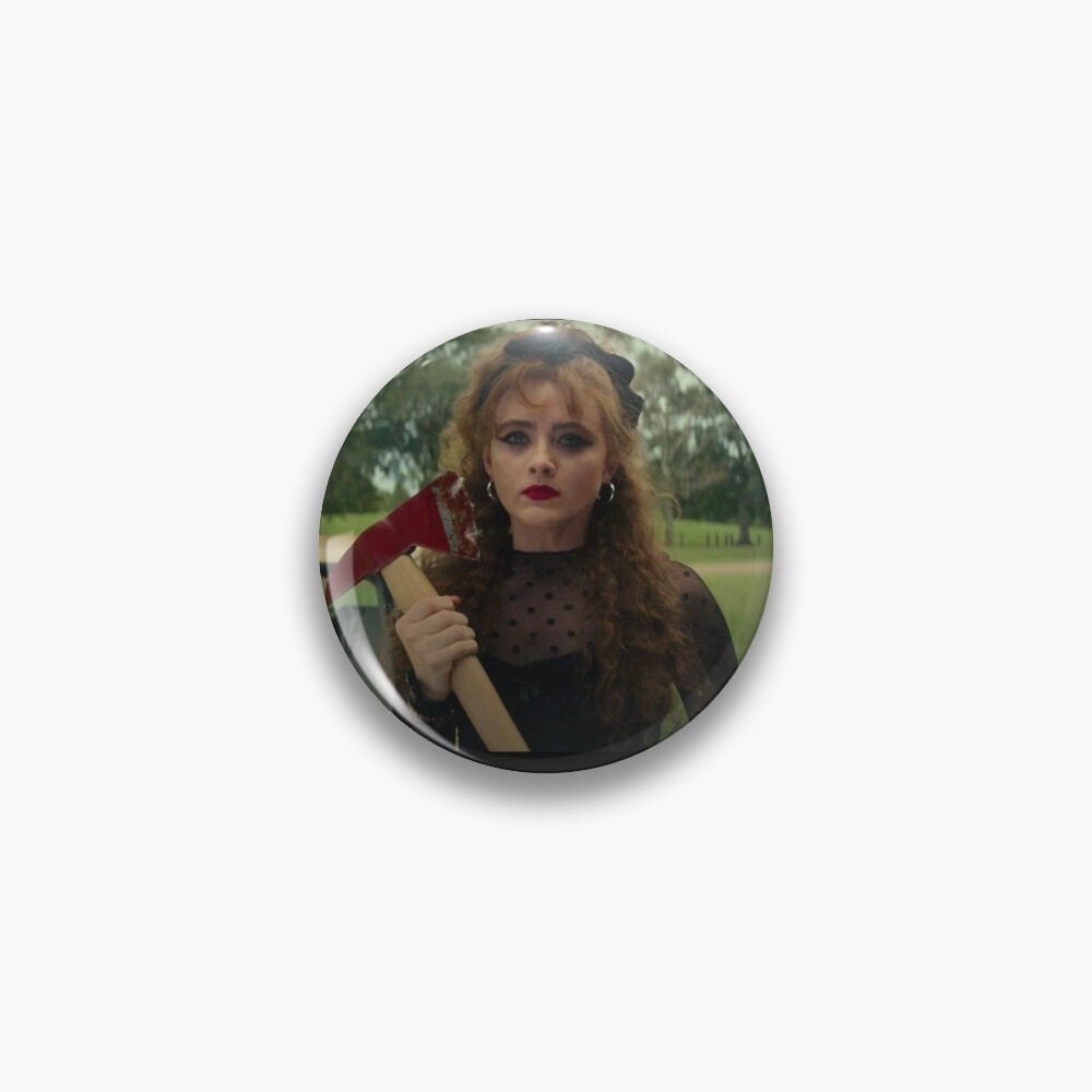 "Lisa Frankenstein with axe" Sticker for Sale by HerbalBlue | Redbubble