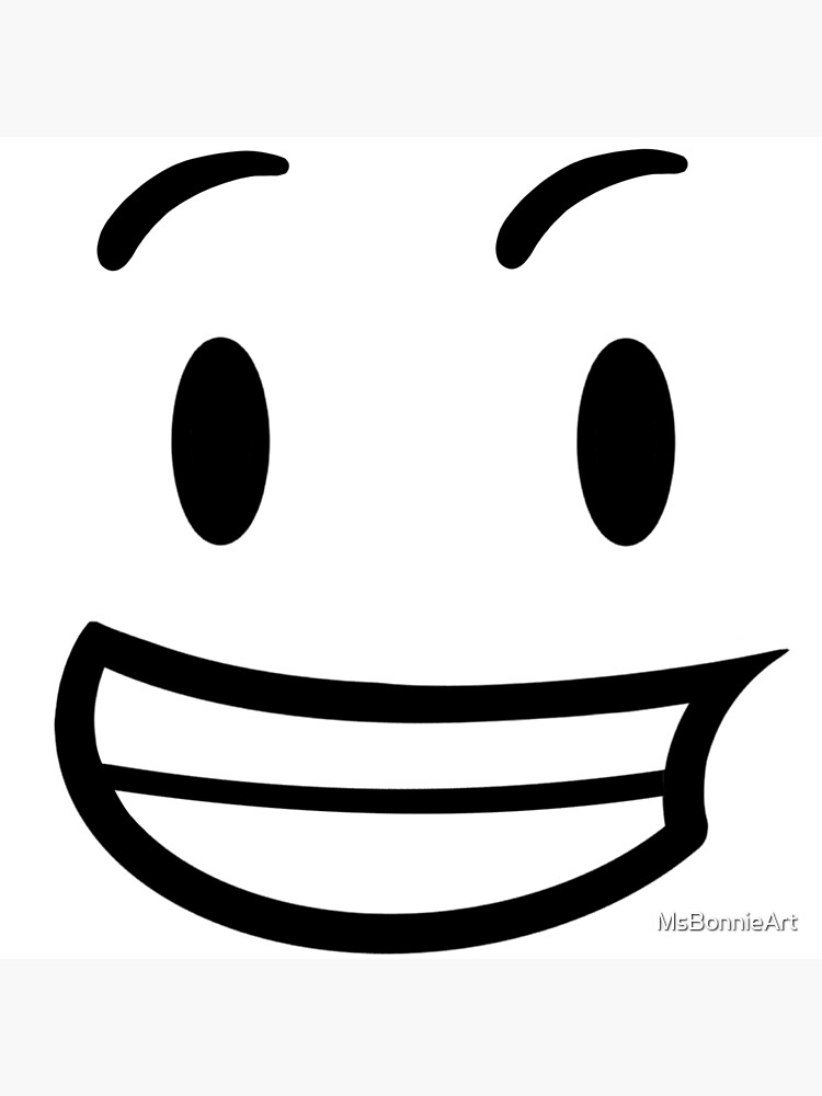 "BFDI Check It Face" Poster for Sale by MsBonnie | Redbubble