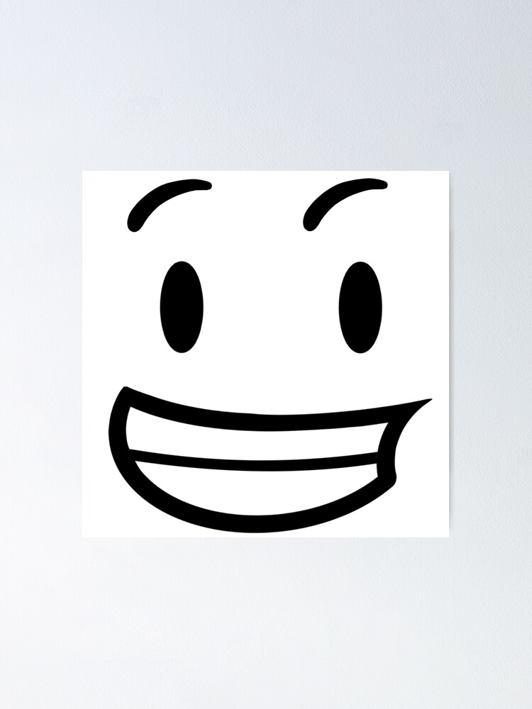 "BFDI Check It Face" Poster for Sale by MsBonnie | Redbubble