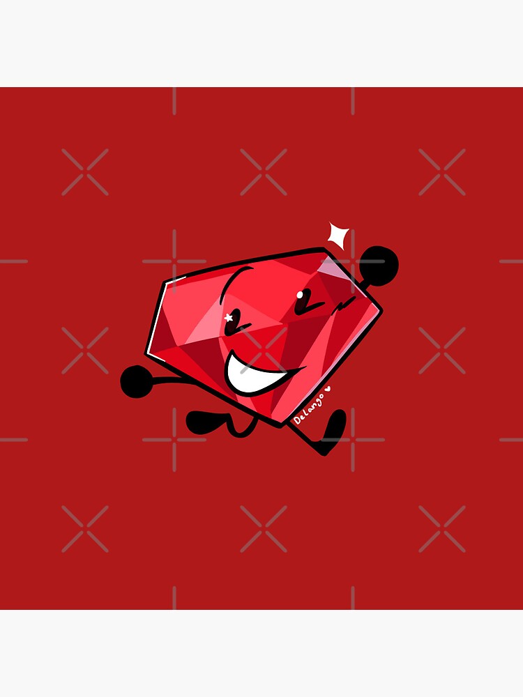 "Ruby BFB !!!" Pin for Sale by delangodesigns | Redbubble