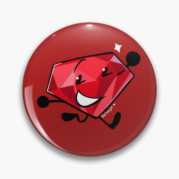"Ruby BFB !!!" Pin for Sale by delangodesigns | Redbubble
