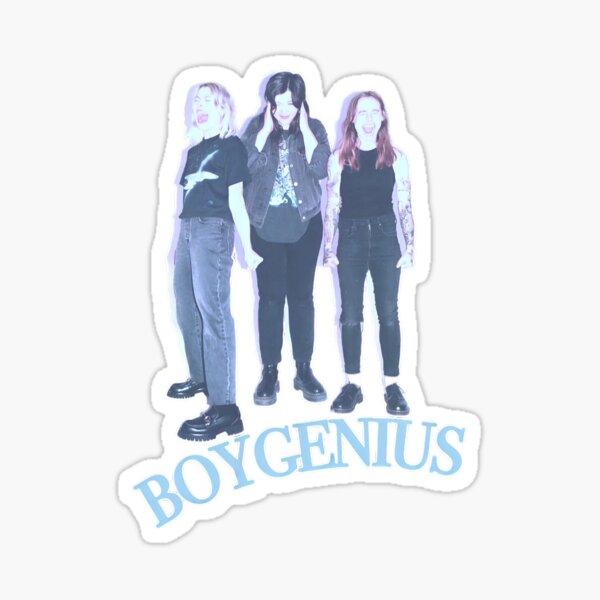 "boygenius blue sticker " Sticker for Sale by stareyed | Redbubble