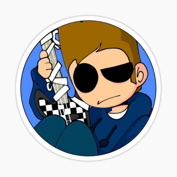 "Tom from eddsworld" Sticker for Sale by delangodesigns | Redbubble