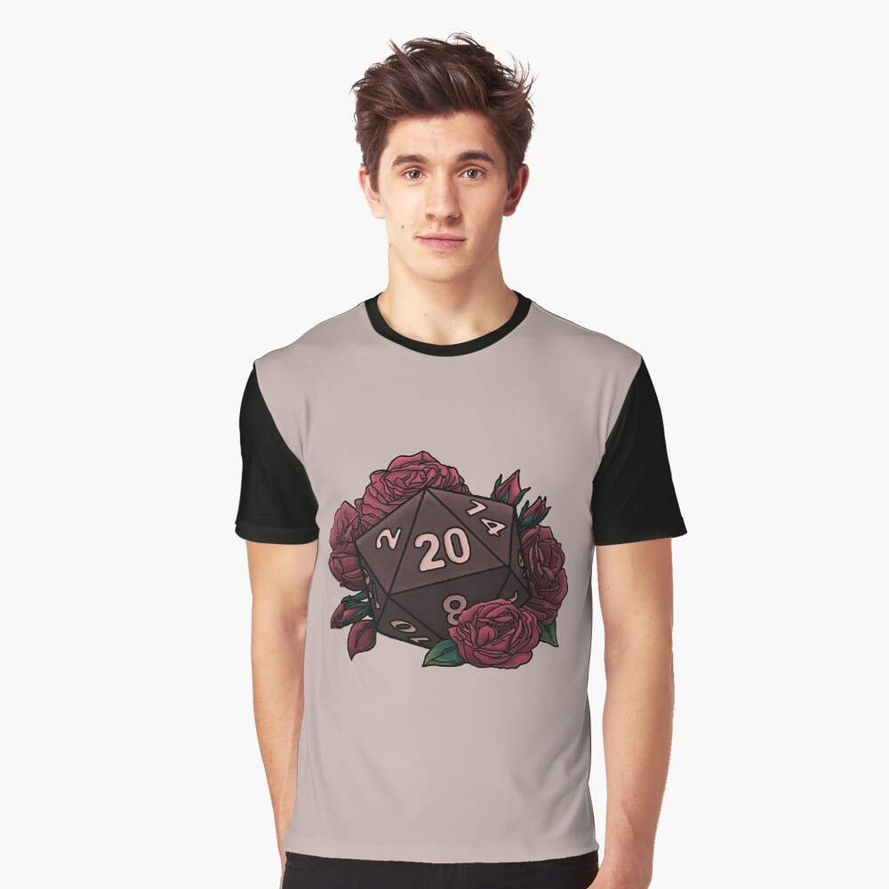 "Rose D20 - Red Variant - Tabletop Gaming Dice" Sticker for Sale by ...