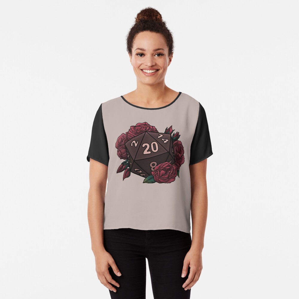 "Rose D20 - Red Variant - Tabletop Gaming Dice" Sticker for Sale by ...