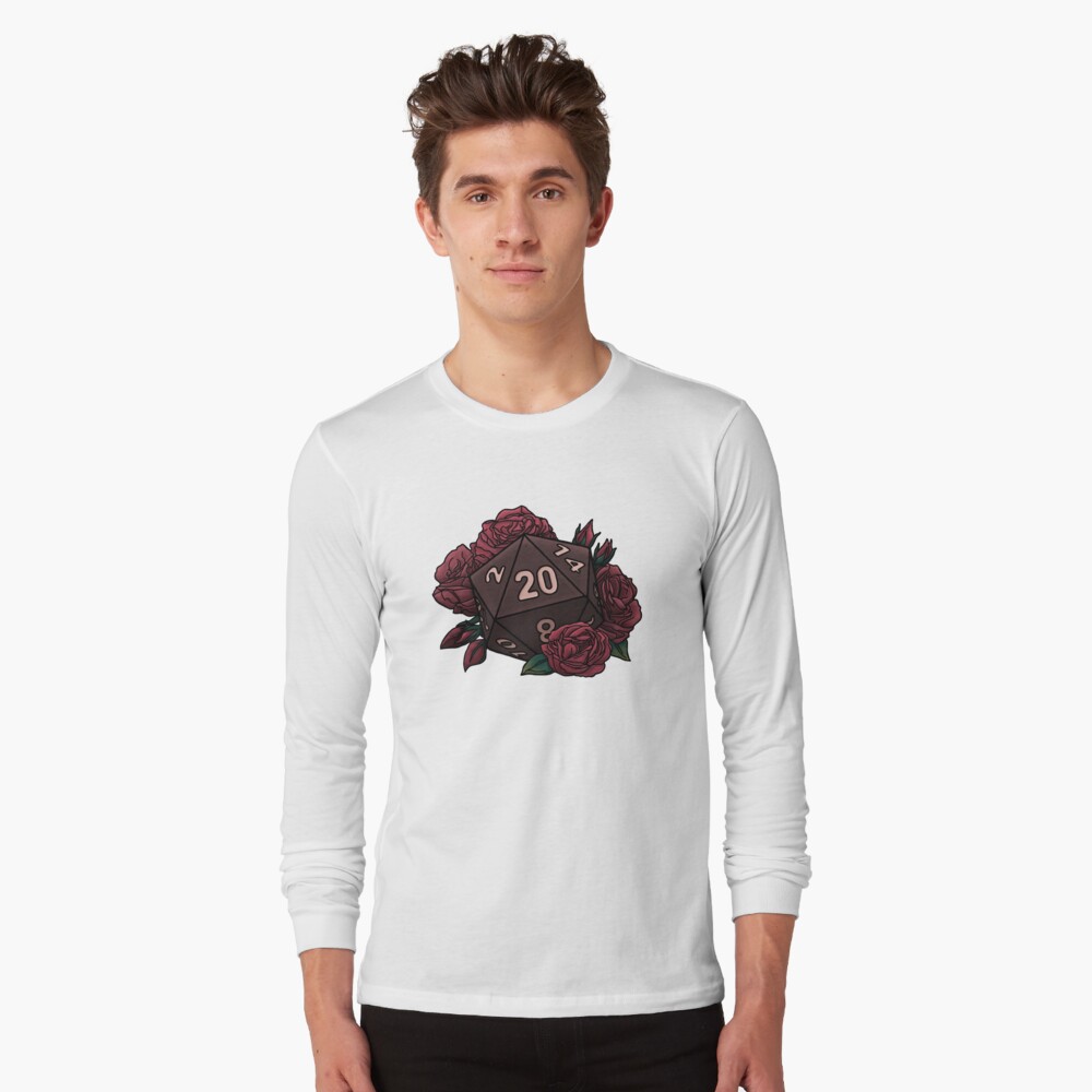 "Rose D20 - Red Variant - Tabletop Gaming Dice" Sticker for Sale by ...