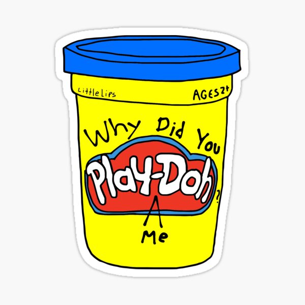 Play Doh Stickers | Redbubble
