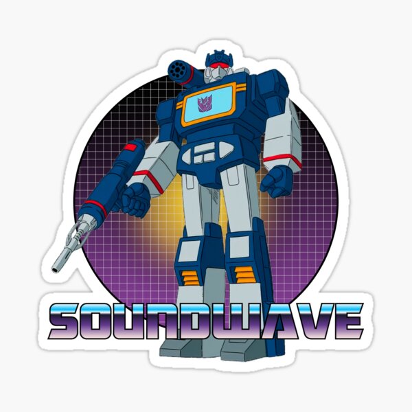 "Soundwave Decepticon Transformer G1" Sticker for Sale by kazzoie ...