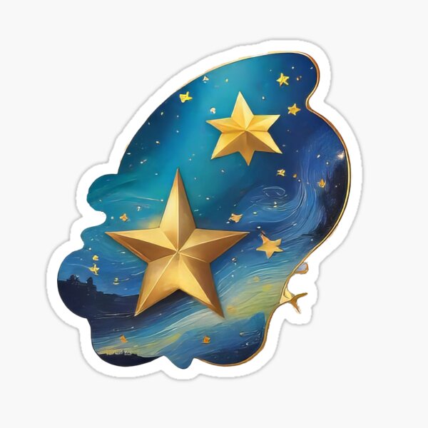 "Embossed Flags and Gold Curves (846)" Sticker for Sale by WASjourney ...