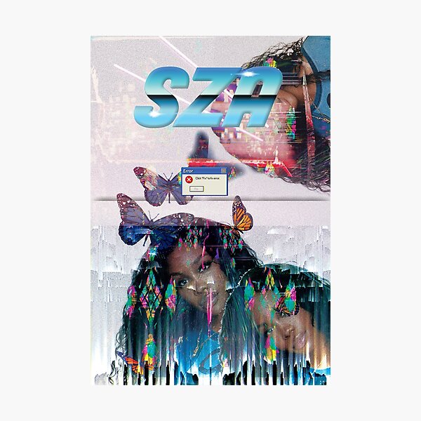 "SZA" Photographic Print by Deannatheartist | Redbubble
