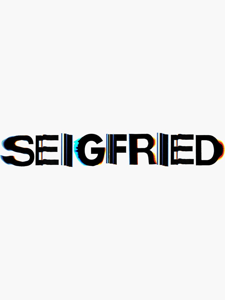 "SEIGFRIED" Sticker by dare11 | Redbubble