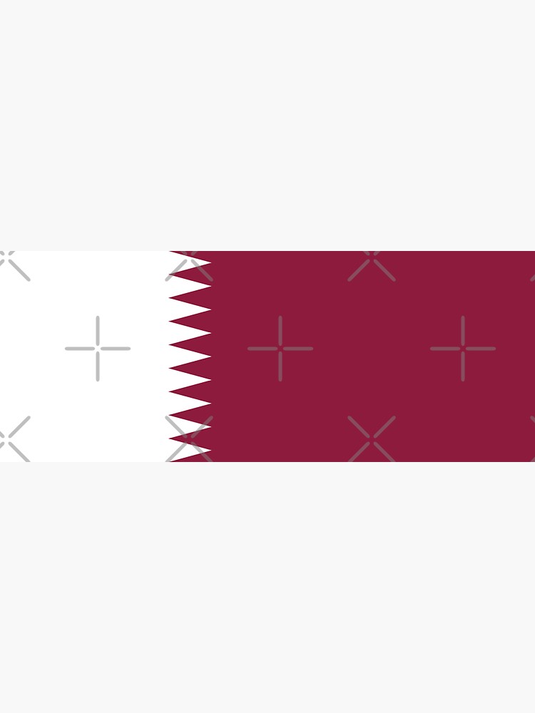 "Qatari Flag of Qatar" Sticker for Sale by FlagsandSymbols | Redbubble