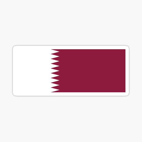 "Qatari Flag of Qatar" Sticker for Sale by FlagsandSymbols | Redbubble