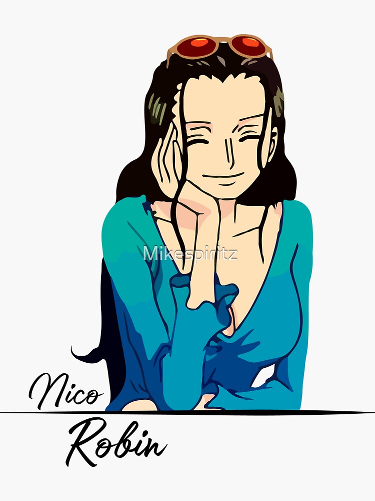 "Nico Robin" Sticker by Mikespiritz | Redbubble