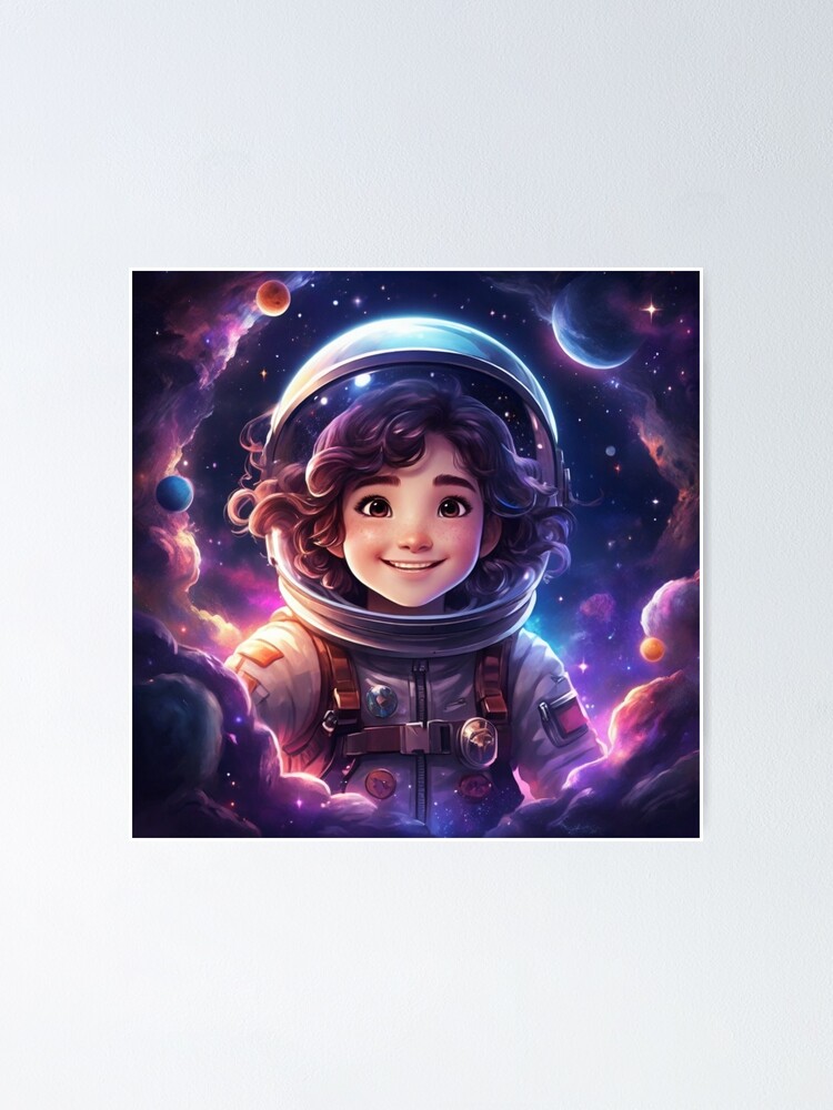 "Galactic Explorer" Poster for Sale by Eman Abou Ghazy | Redbubble