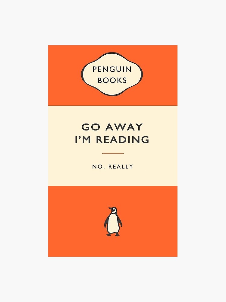 "Penguin Books Cover" Sticker for Sale by PhilipKyriacou | Redbubble