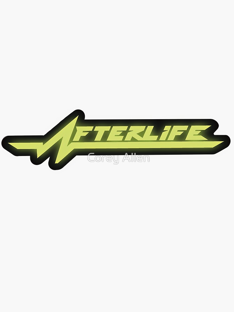 "Cyberpunk Afterlife Neon Bar Sign " Sticker for Sale by Corey Allen ...