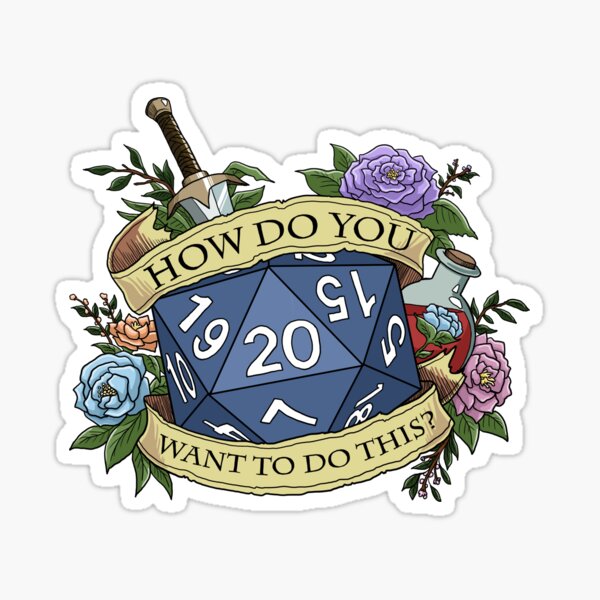 "Traditional Anachronistic Armory Channel Logo Items D&D" Sticker for ...