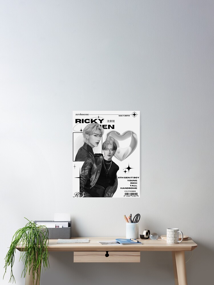 "zerobaseone Ricky heartthrob concept" Poster for Sale by Cheonsunnie ...