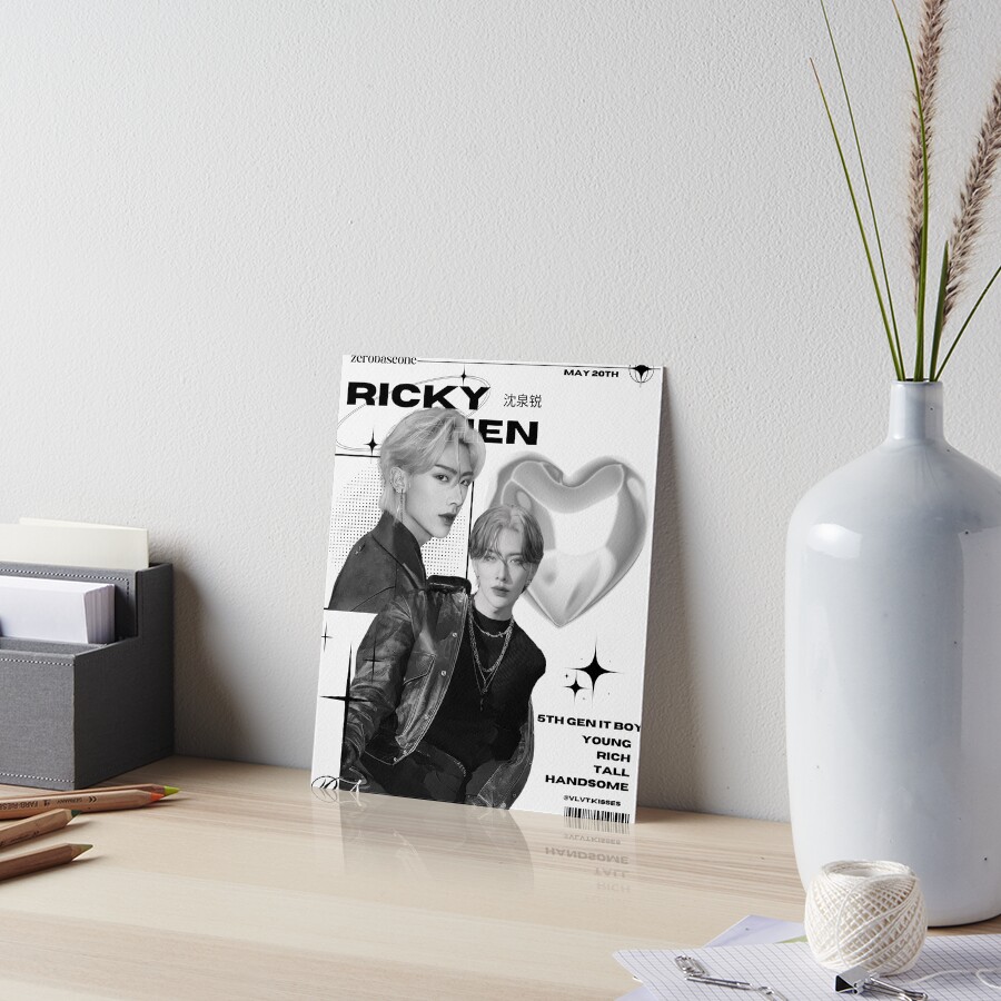 "zerobaseone Ricky heartthrob concept" Poster for Sale by Cheonsunnie ...