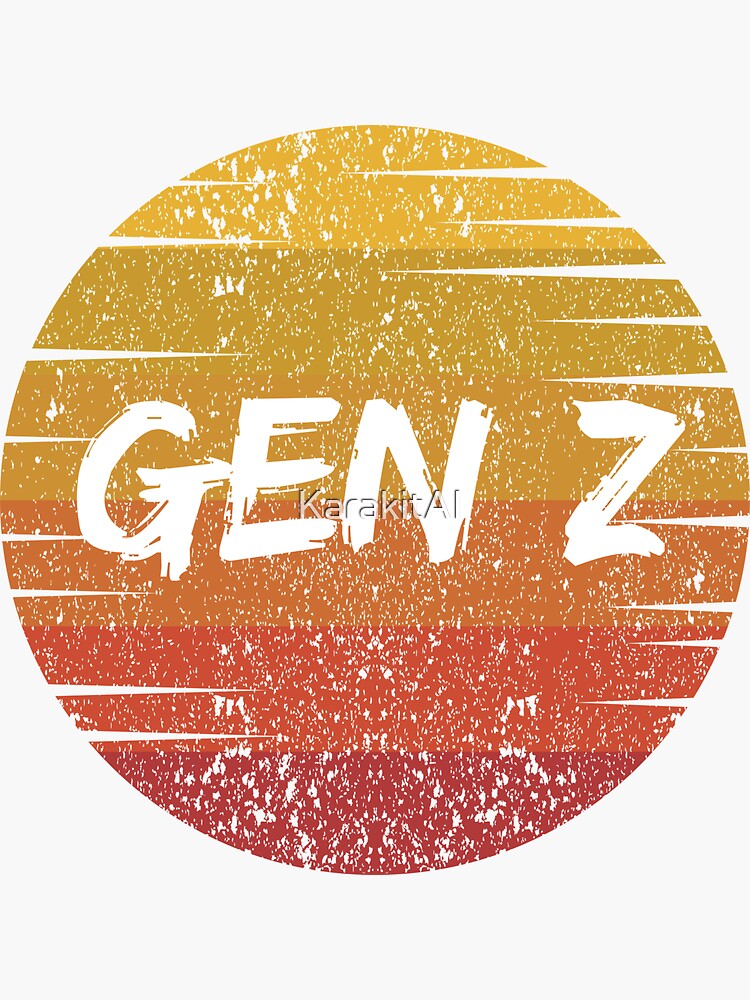 "Generation Z" Sticker by KarakitAI | Redbubble