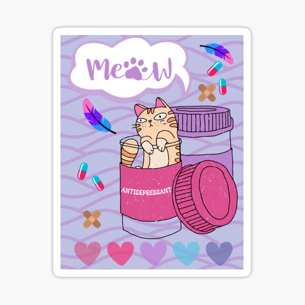 "Break The Stigma - Reduce Stress " Sticker by Esther Marte encarnación ...