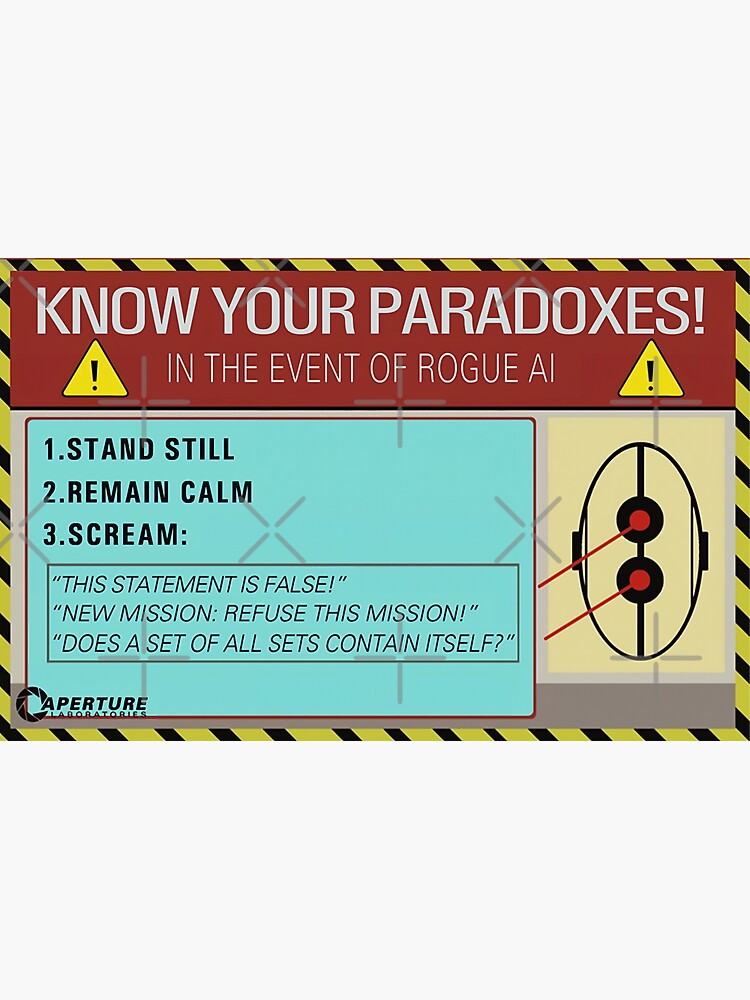 "Portal Aperture Science Laboratories" Sticker for Sale by ...