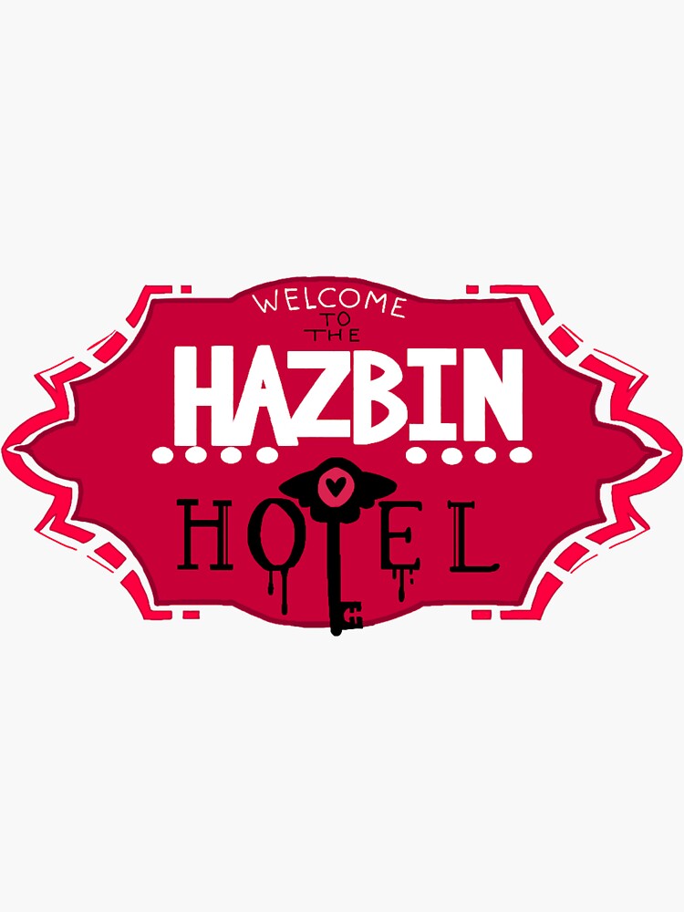 "Hazbin Hotel Logo" Sticker for Sale by Popshop7 | Redbubble