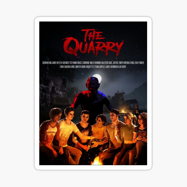 "The Quarry Poster" Sticker for Sale by Chanel-xox | Redbubble