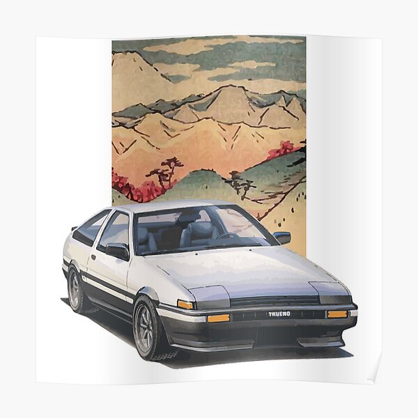 Toyota Ae86 Posters | Redbubble