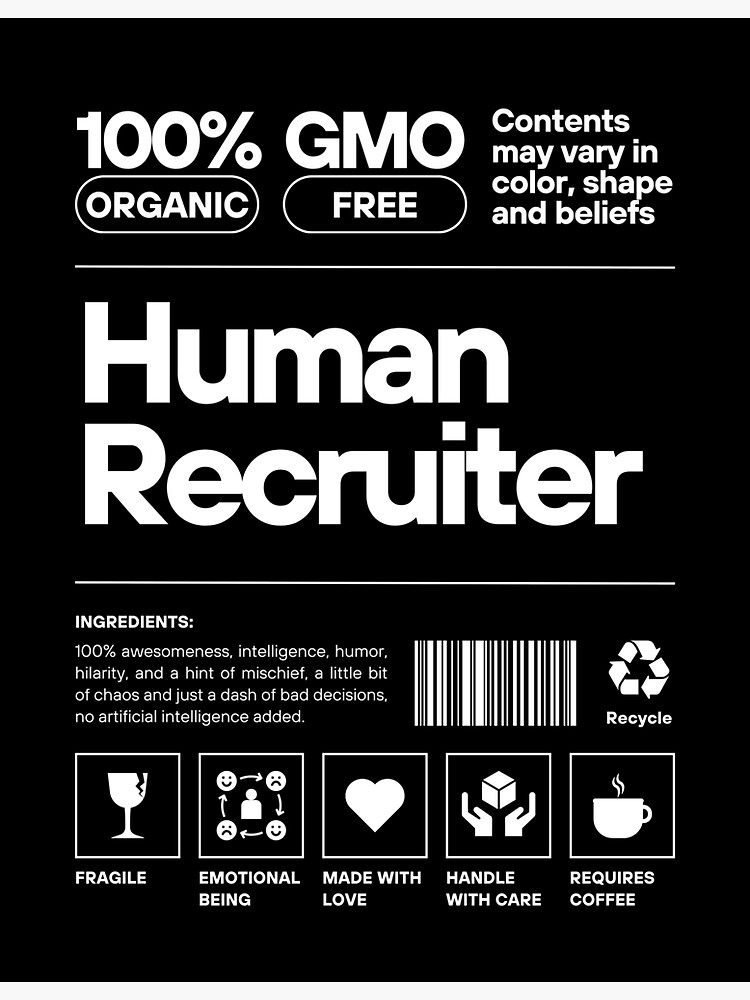 " Human Recruiter: The Secret Sauce to Hiring Success" Sticker for Sale ...