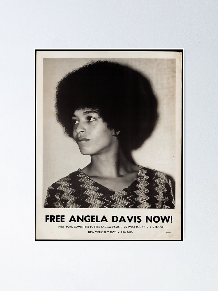 "Free Angela Davis Poster" Poster for Sale by UrbanApparel | Redbubble