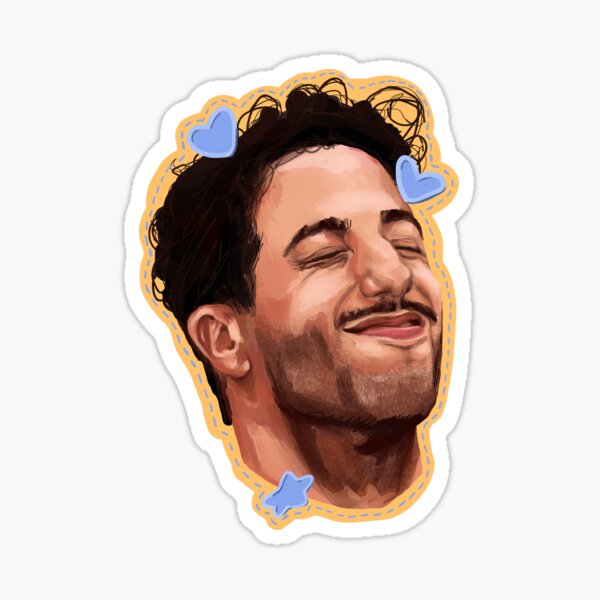 "Daniel Ricciardo (Alternate)" Sticker for Sale by djarincrest | Redbubble