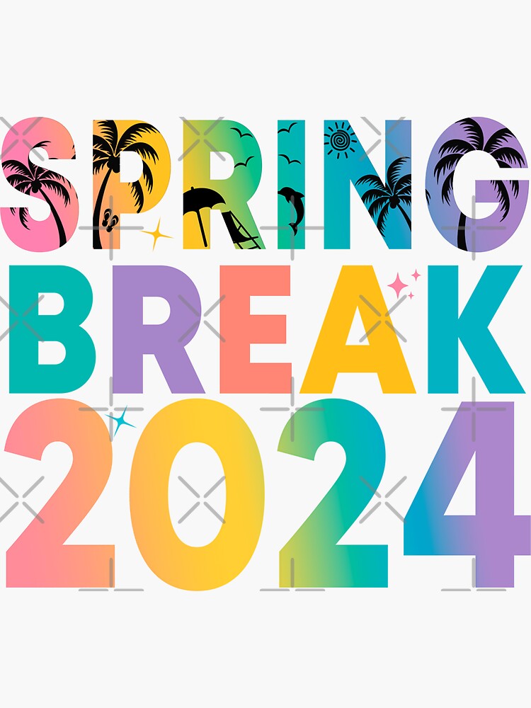 "Spring Break Family Friends Trip Vacation 2024 Group" Sticker for Sale ...