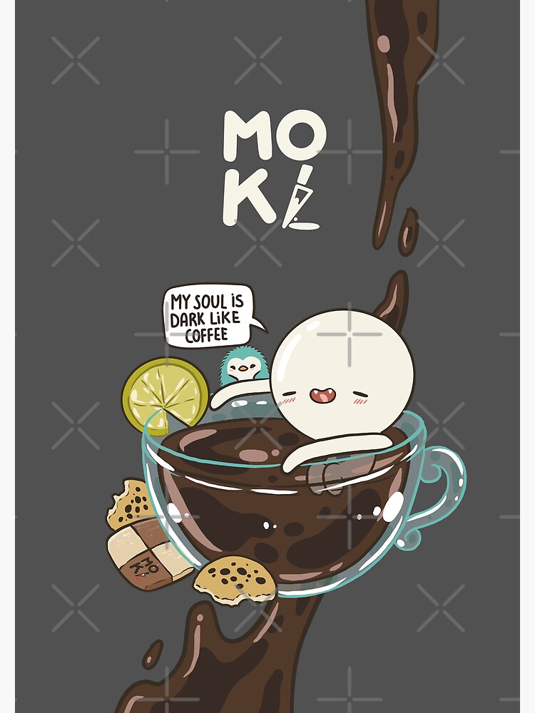 "Moki Dark coffee" Spiral Notebook by mokioki | Redbubble