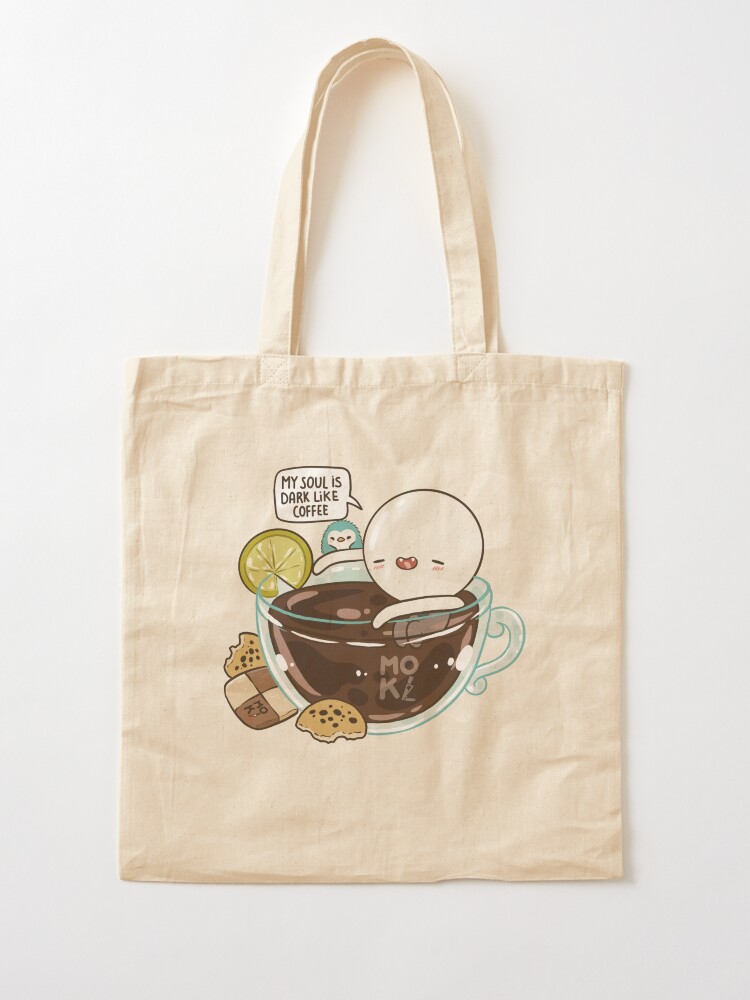 "Moki Dark coffee" Tote Bag by mokioki | Redbubble