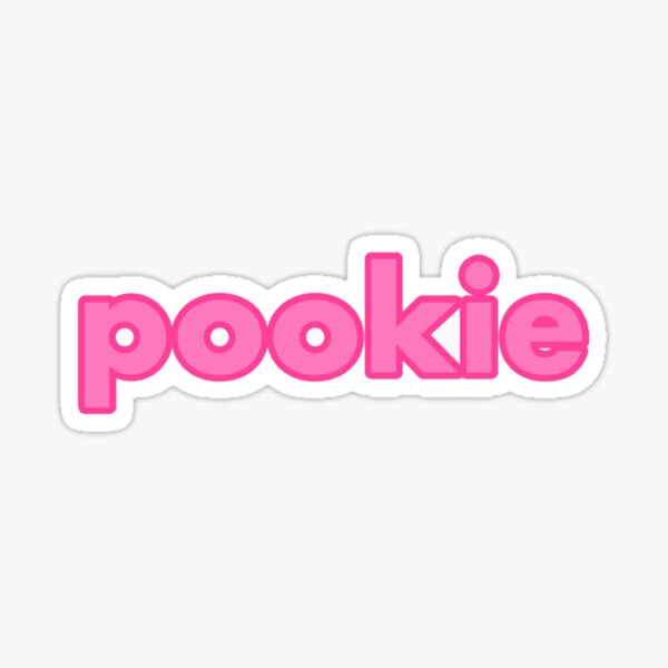 "pookie" Sticker for Sale by Biscuit25 | Redbubble