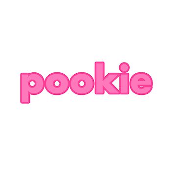 "pookie" Sticker for Sale by Biscuit25 | Redbubble
