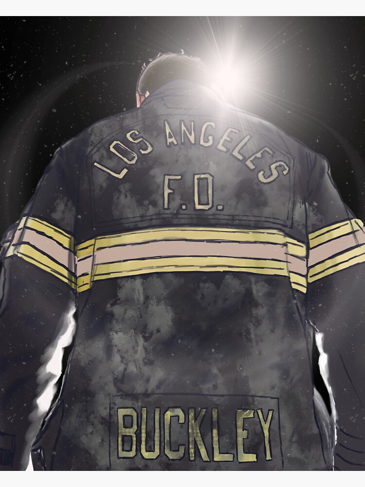 "Evan “Buck” Buckley " Sticker for Sale by backwardcapbuck | Redbubble