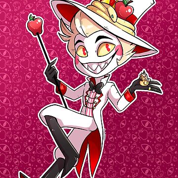 "Chibi Lucifer - Hazbin Hotel" Sticker for Sale by robot0artist | Redbubble