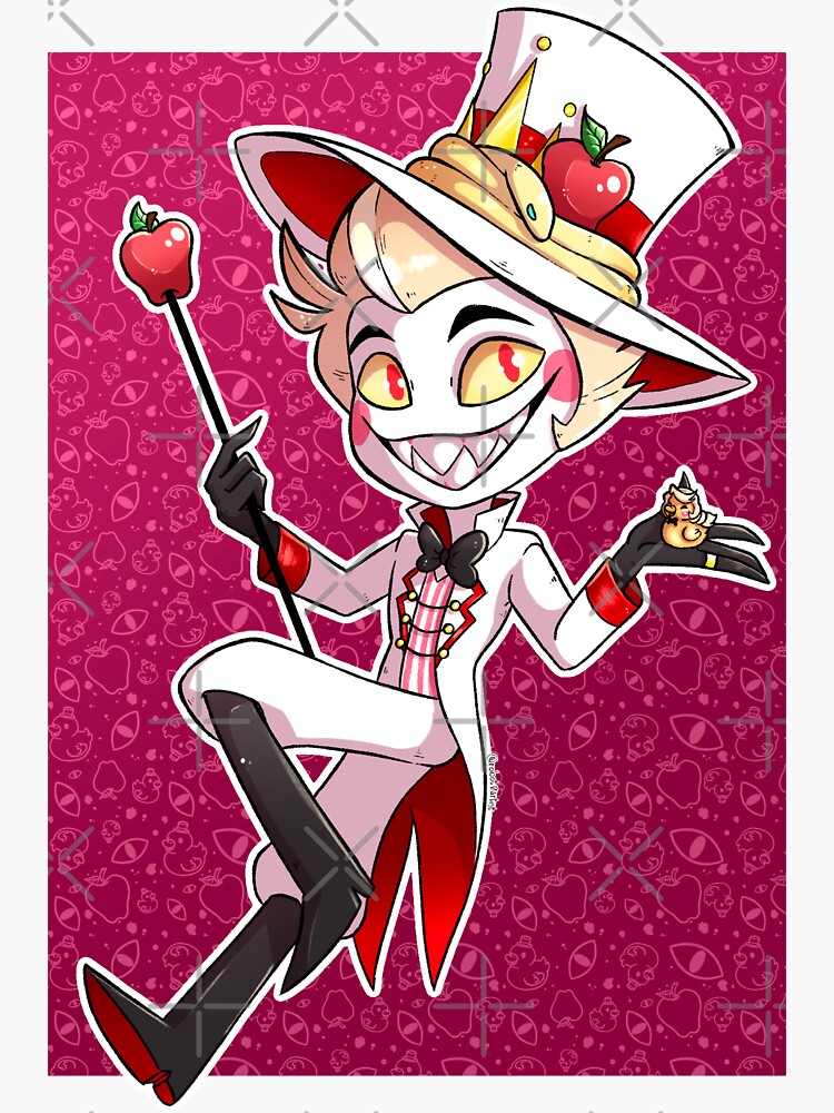 "Chibi Lucifer - Hazbin Hotel" Sticker for Sale by robot0artist | Redbubble