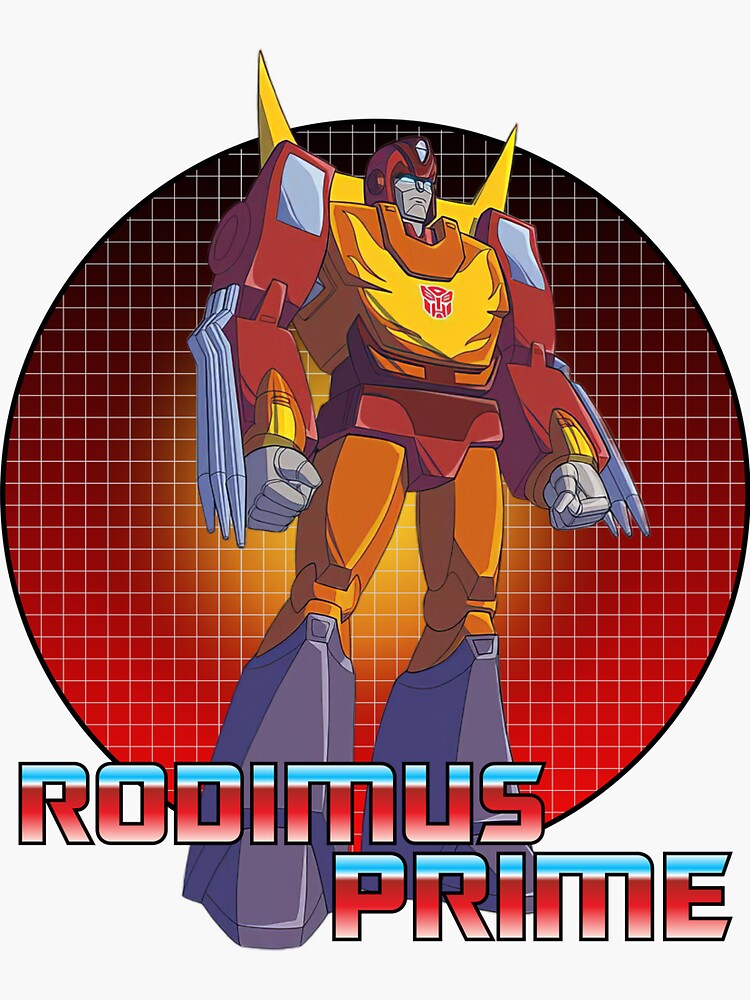 "Rodimus Prime Autobot Transformer G1" Sticker for Sale by kazzoie ...