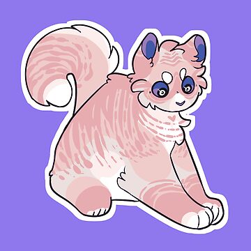"Cute Cream Tabby Cat" Sticker for Sale by ash-in-the-box | Redbubble